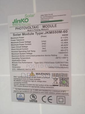 Original Jinko Solar Panel 550w in Ikeja - Solar Energy, Dbm Solar ...