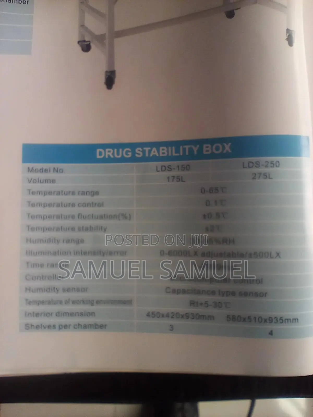 Drug Stability Box (LDS-250) in Ojo - Medical Supplies & Equipment ...