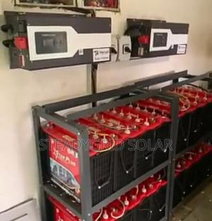 Mighty 10kva Hybrid Solar Powered Inverter Installation Set in Port ...