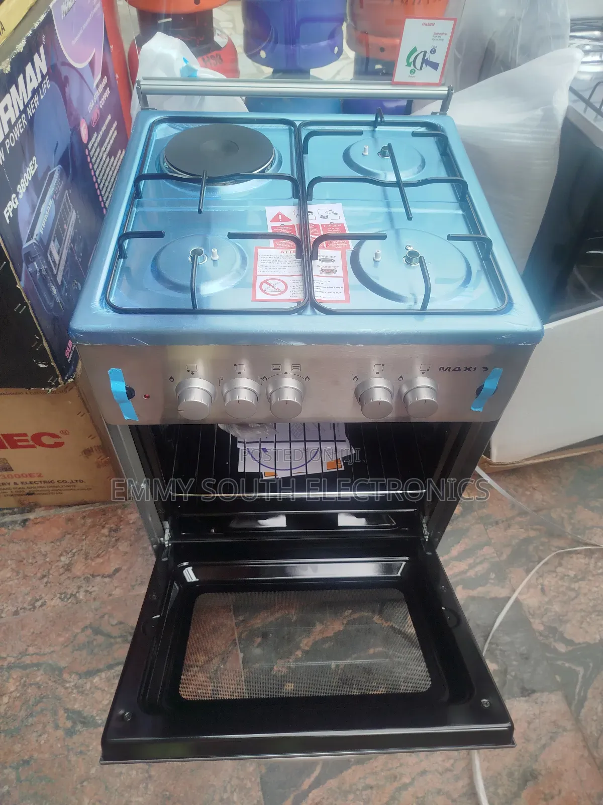 Maxi One Electric Three Gas Burner Cooker in Port-Harcourt - Kitchen ...
