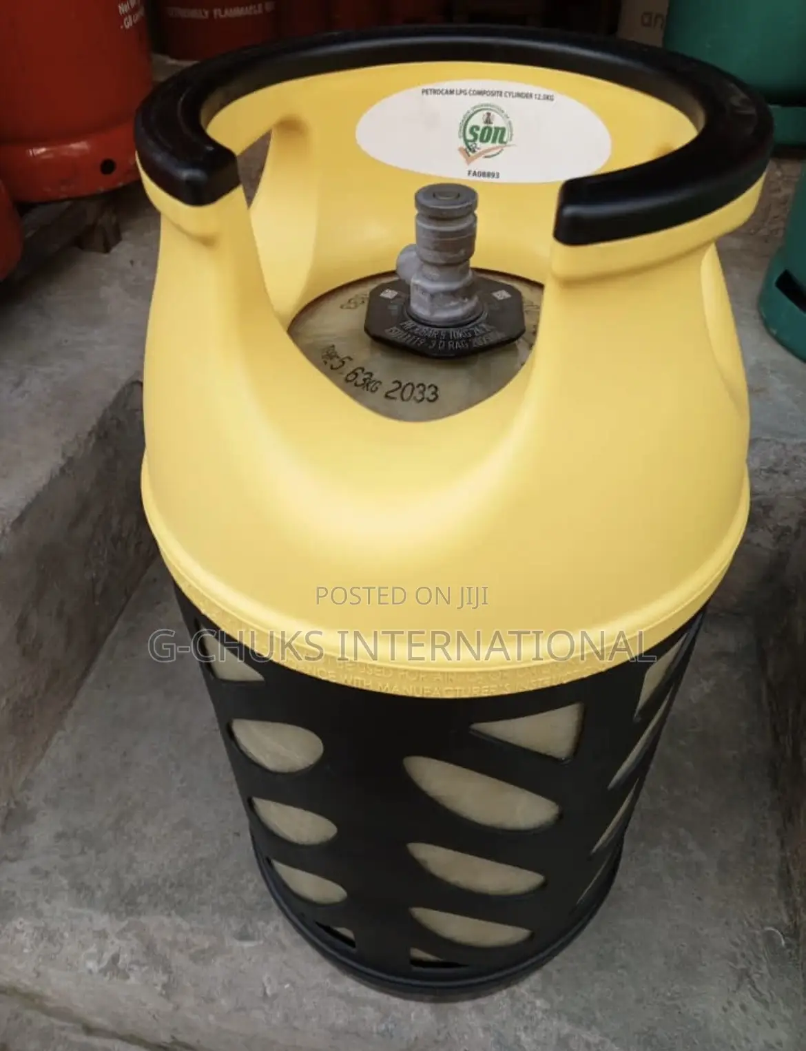 PETROCAM 12.5kgfibre Transparent Gas Cylinder With Regulator in Lagos ...