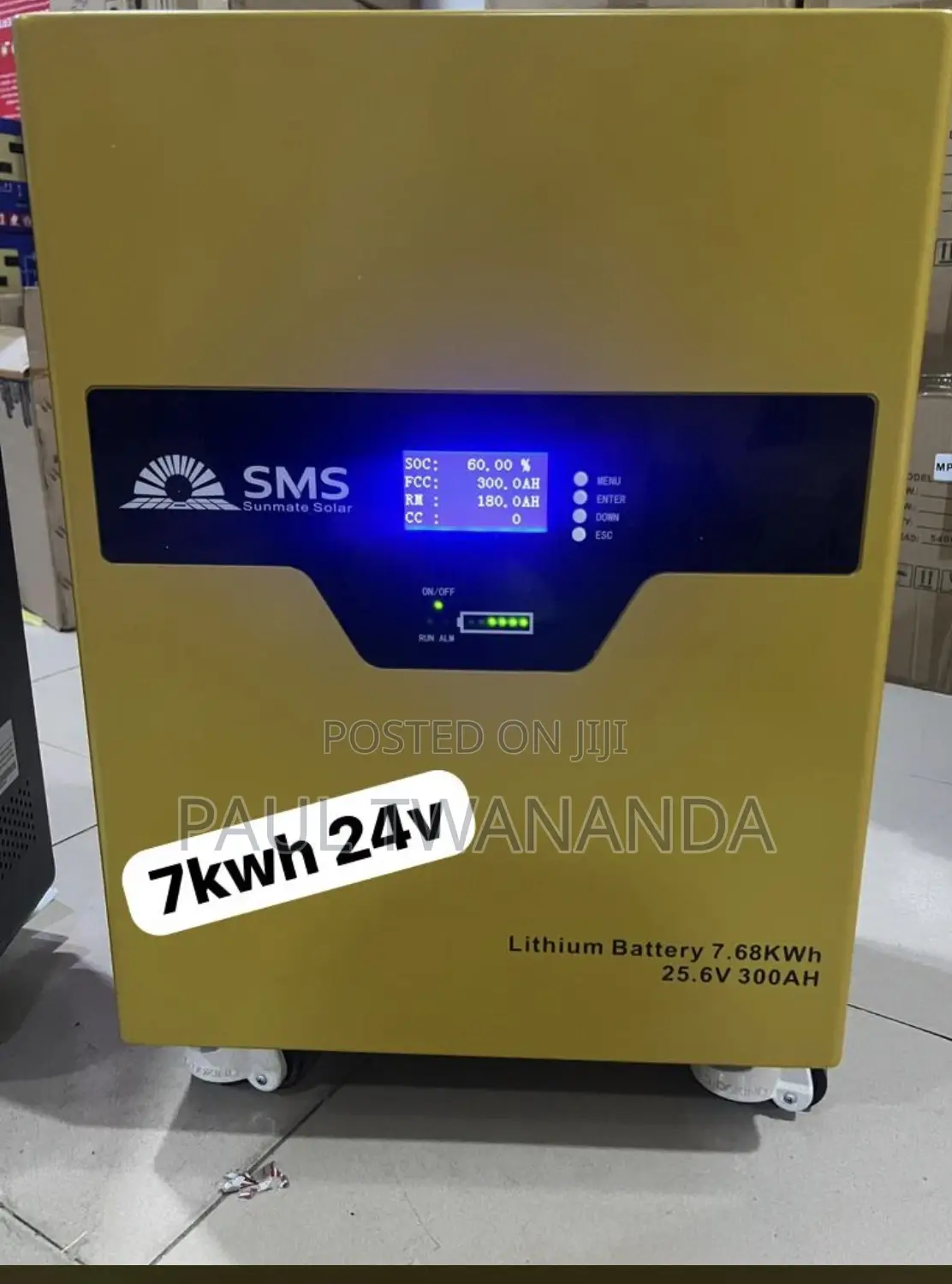 SMS 7kwh 24v Lithium Ion Battery in Ojo - Electrical Equipment, Paul Tawanda | Jiji.ng