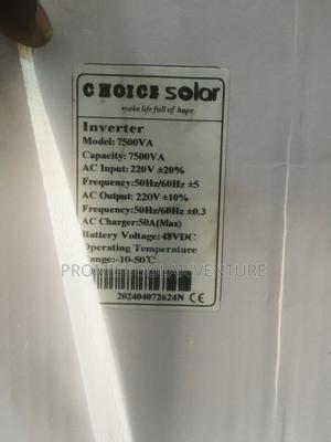 7.5KVA 48v Choice Solar Inverter in Eleme - Solar Energy, Promise Solar ...