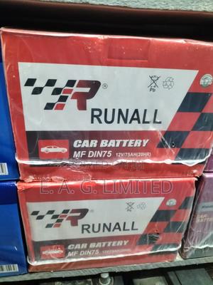 Runall 75ah/12v Car Battery in Surulere - Vehicle Parts & Accessories ...