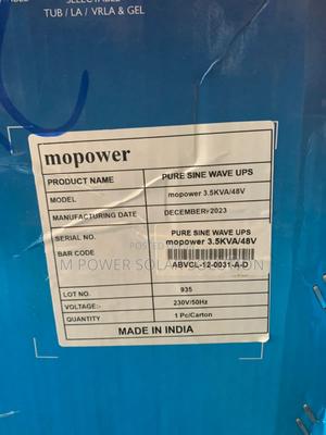3.5kva 48V Mopower Non-Hybrid Inverter in Ojo - Solar Energy, M Power ...