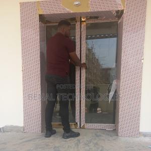 Motion-Activated Glass Doorway in Sabo Gida - Building & Trade Services ...
