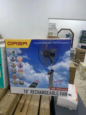 Best Solution Qasa Rechargeable Fan QRF-7918 Curvy - 18" in Ilashe ...