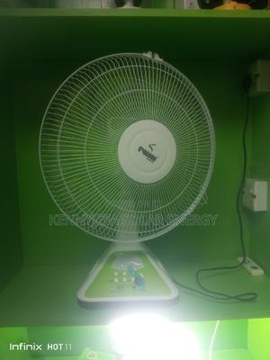 Rechargeable Table/Wall Mount Fan With Remote. in Ojo - Solar Energy ...
