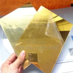 Mirror Gold Silver Arcylic/ Perspex Plexiglass Plastic in Ikeja - Other ...