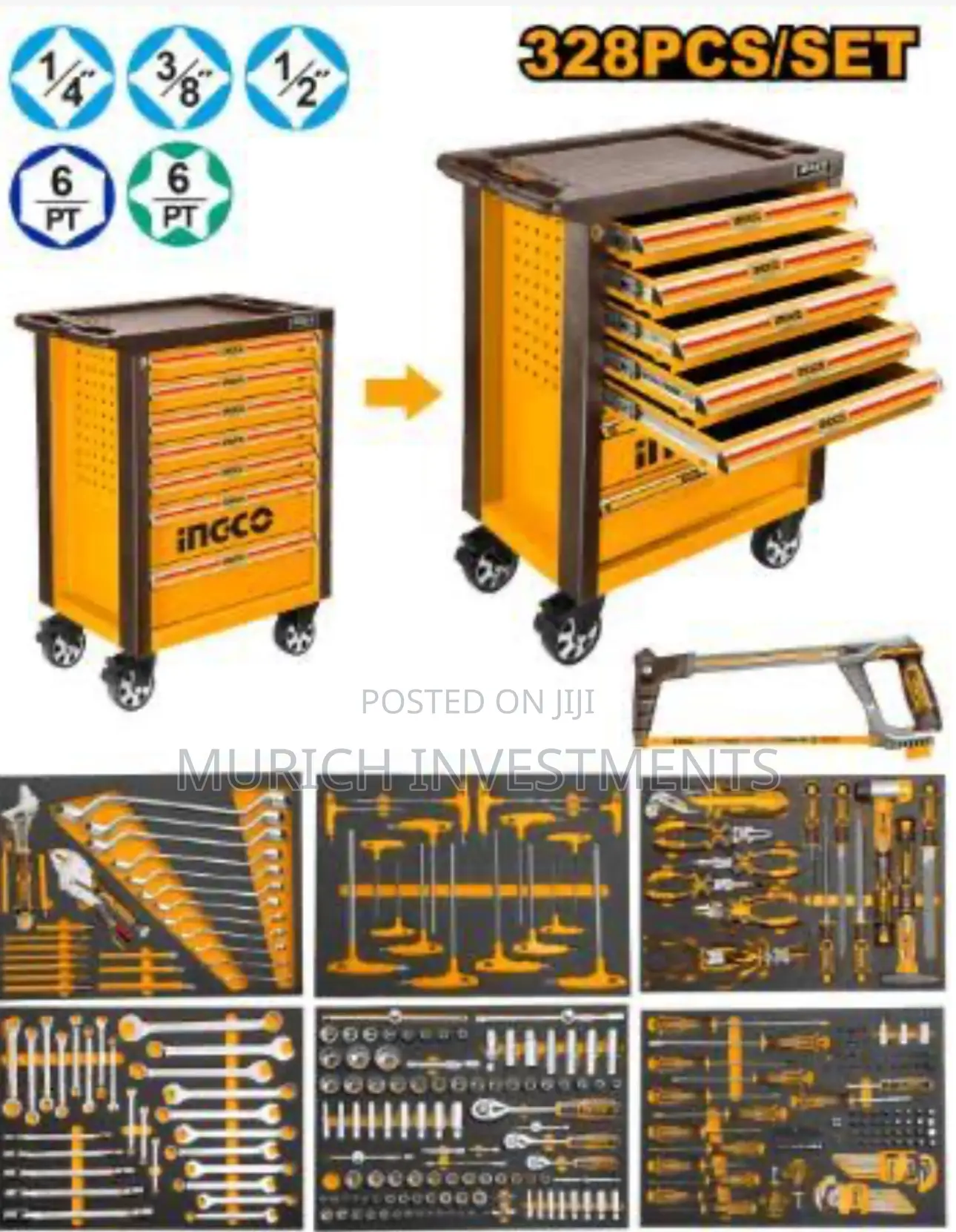 Ingco 328 Piece Tool Chest Set for sale - MURICH INVESTMENTS Price: ₦ ...