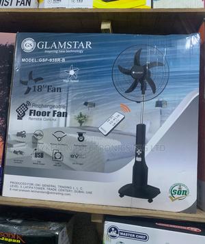 Original Powerful GLAMSTAR Rechargeable Fan 18” Fan Remote in Ojo ...