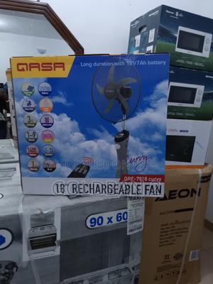 Qasa 18inches Rechargeable Standing Fan With Remote Control in Ikoyi ...