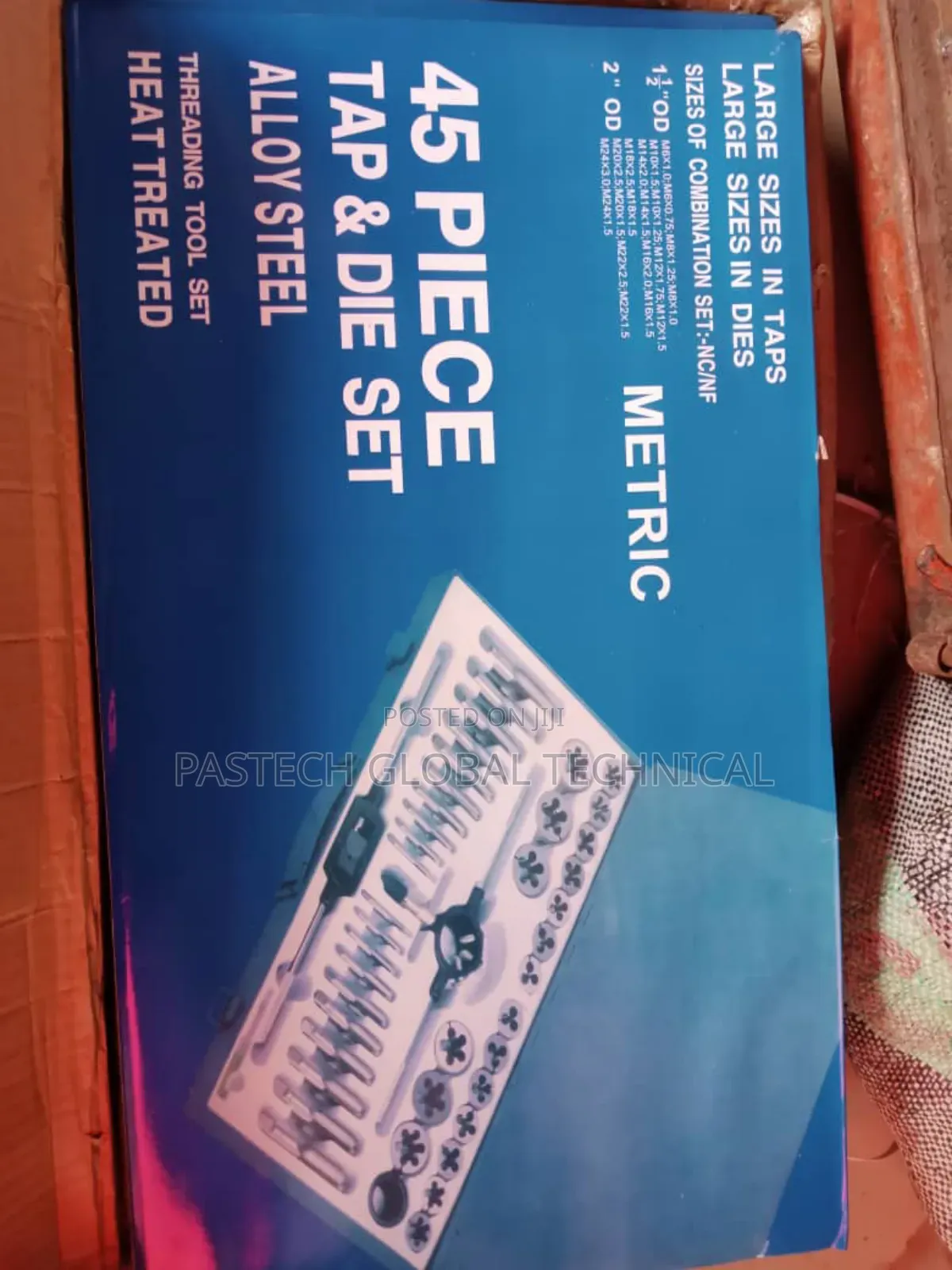 45 Pieces Tap Die Set M6-M24 in Metric Standard Sizes for sale ...
