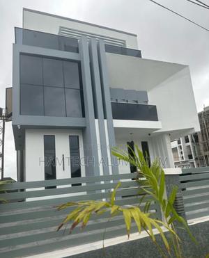 Transom Window and 10mm Thick Tempered Glass Balcony in Ajah - Building ...