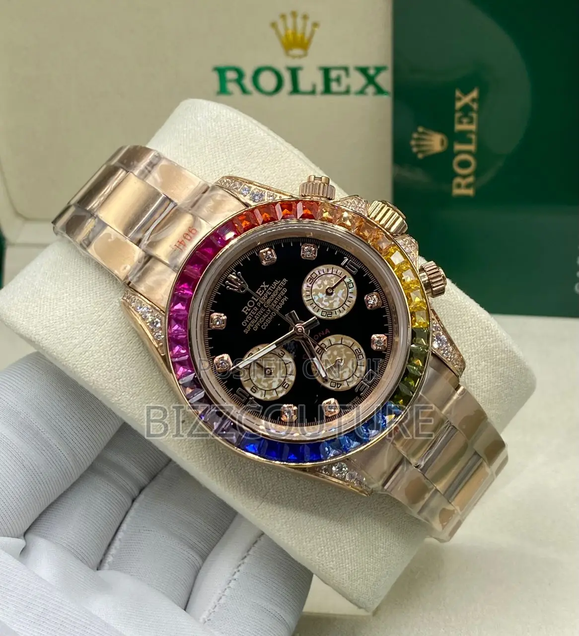 Original Rolex Oyster Perpetual Chronograph Gold Chain Watch in Kano ...