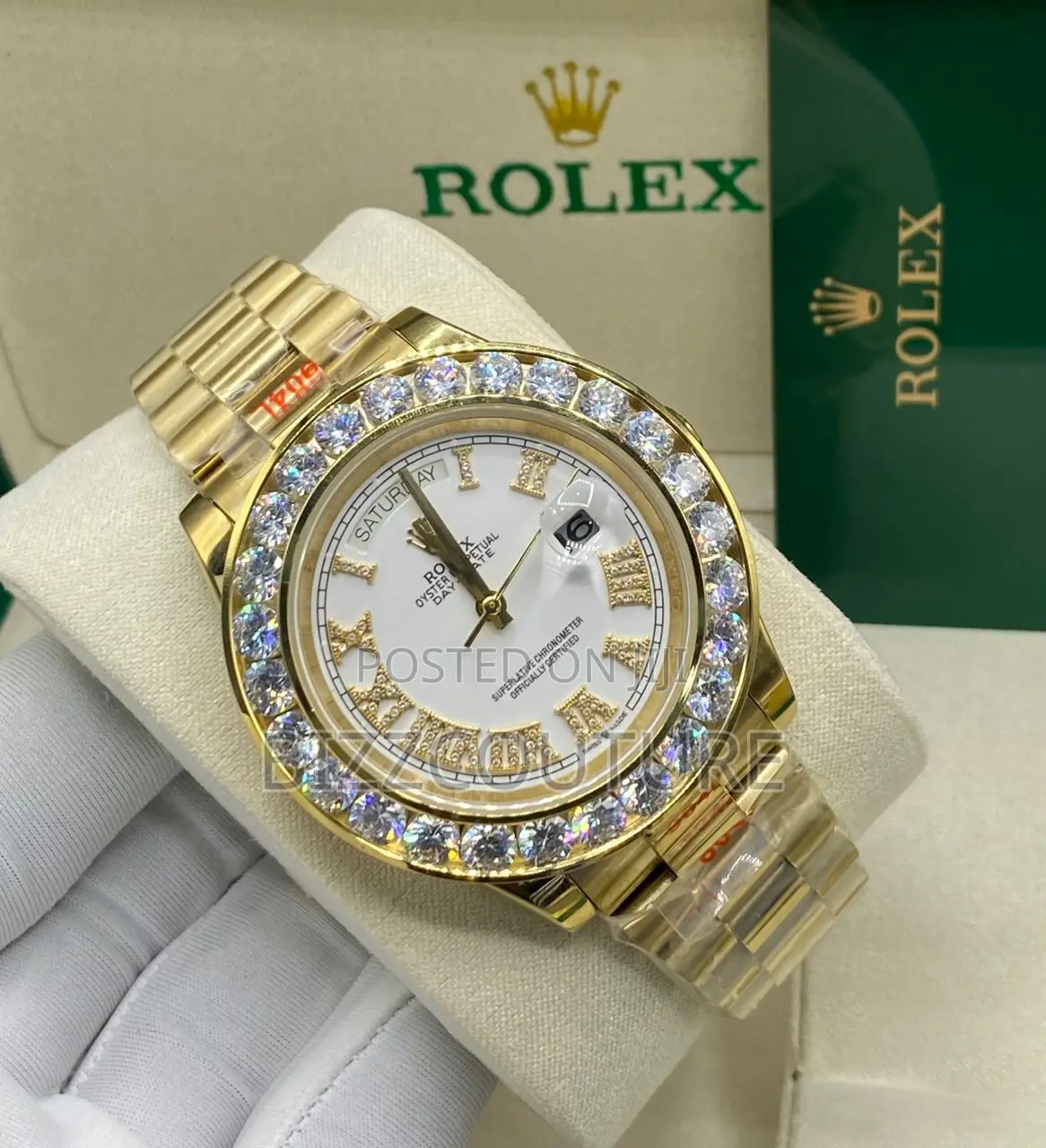 Original Rolex Oyster Perpetual Date Just Gold Chain Watch in Kano ...