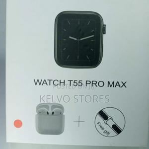 T55 Pro Max Series Smart Watch With Free Bluetooth Earpod in Lagos ...