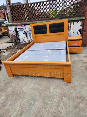 Plain Wooden HDF Plywood Bed Frame in Ajah - Furniture, Chibest ...