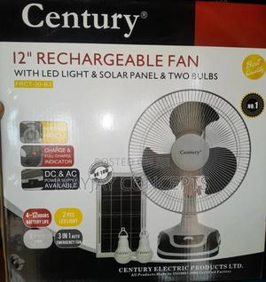 12" Century 3in1 Table Solar Fan+Panel+LED Light+2-bulbs in Ibadan ...