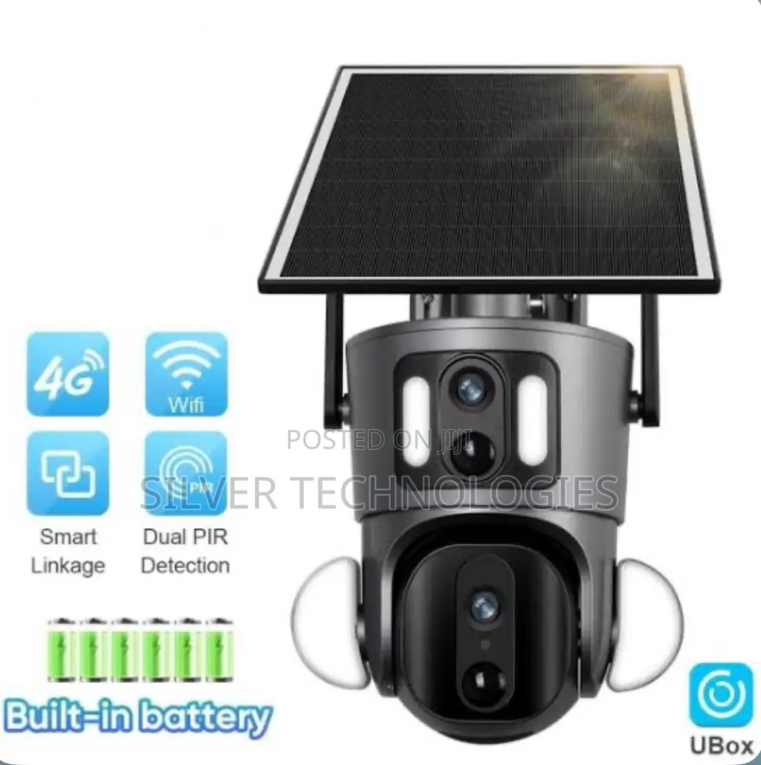 Ubox Dual Lens Camera 4G in Ikeja - Security & Surveillance, Silver ...