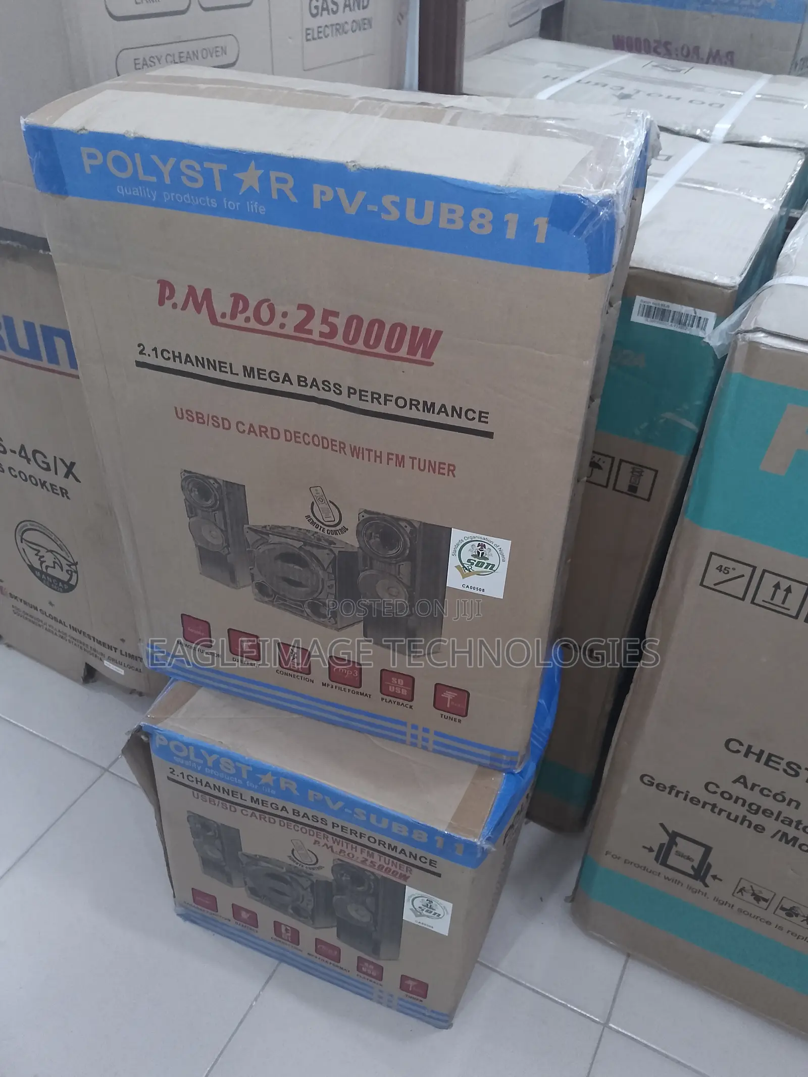 Vibrant-Quality Polystar Pv-Sub811 Home Theater Sound System for sale ...