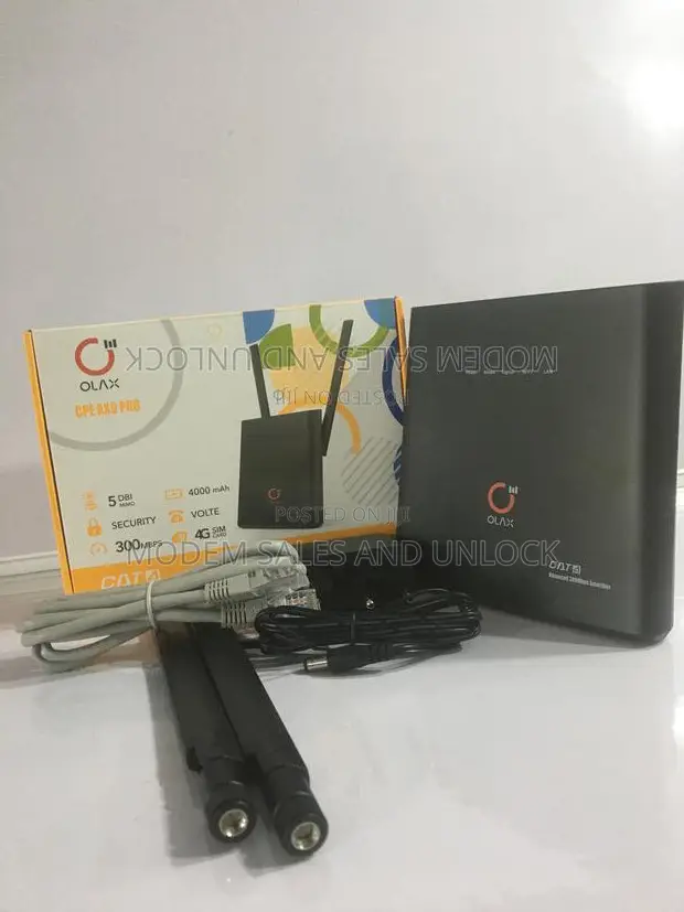 Olax AX9 Pro 300mbps Universal 4G Router + Inbuilt Battery in Ikeja ...