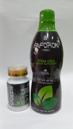 Spidex 18 + Fafaron Stem Cell Drink: Mens Fertility Combo in Wuse 2 - Sexual Wellness, Edifon ...