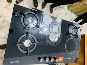 Gaspulse Polystar 4+1 Tempered Glass (Inverter) Built in Gas in Yaba ...