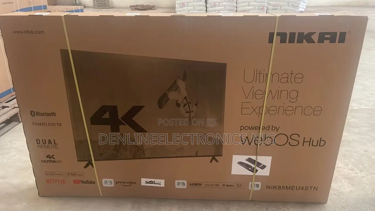 Nikai 85inches Smart Tv in Ikeja - TV & DVD Equipment, Denline Electronics Concept Nig | Jiji.ng