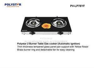 Polystar Glass Table Top Gas Cooker in Ikeja - Kitchen Appliances ...