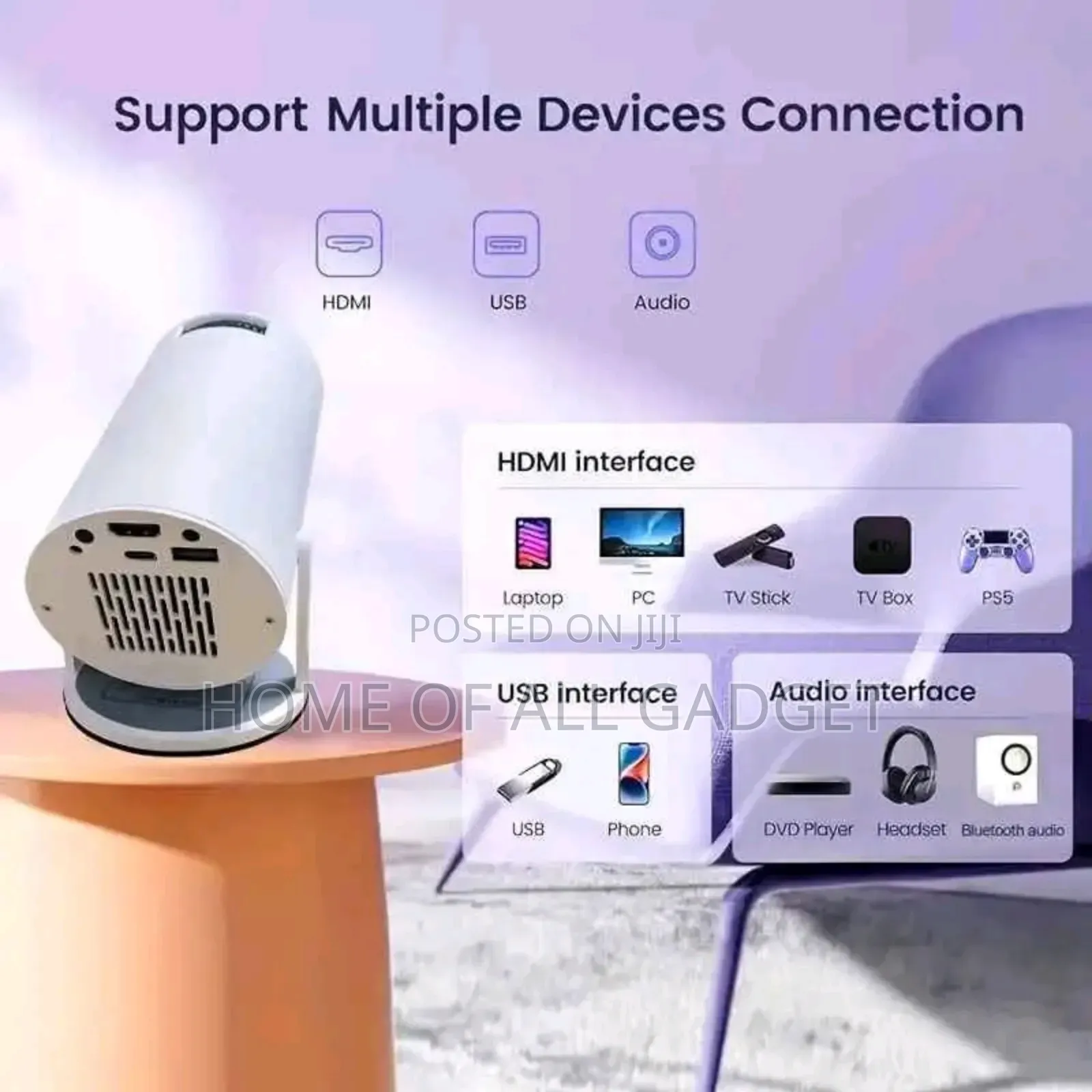 Smart Projector Mini Projector 1080P Support, Portable in Ikeja - TV ...