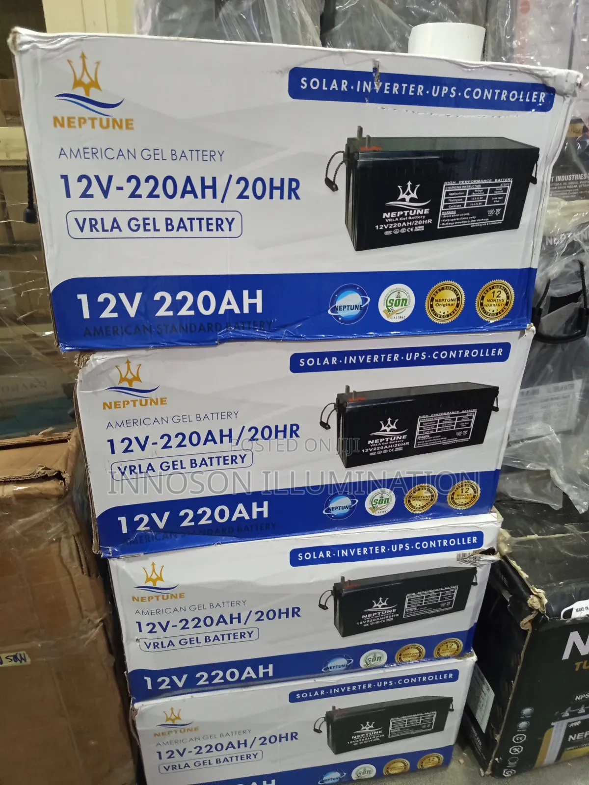 Neptune Dry Cell Batteries 220ah/12v in Ojo - Electrical Equipment ...