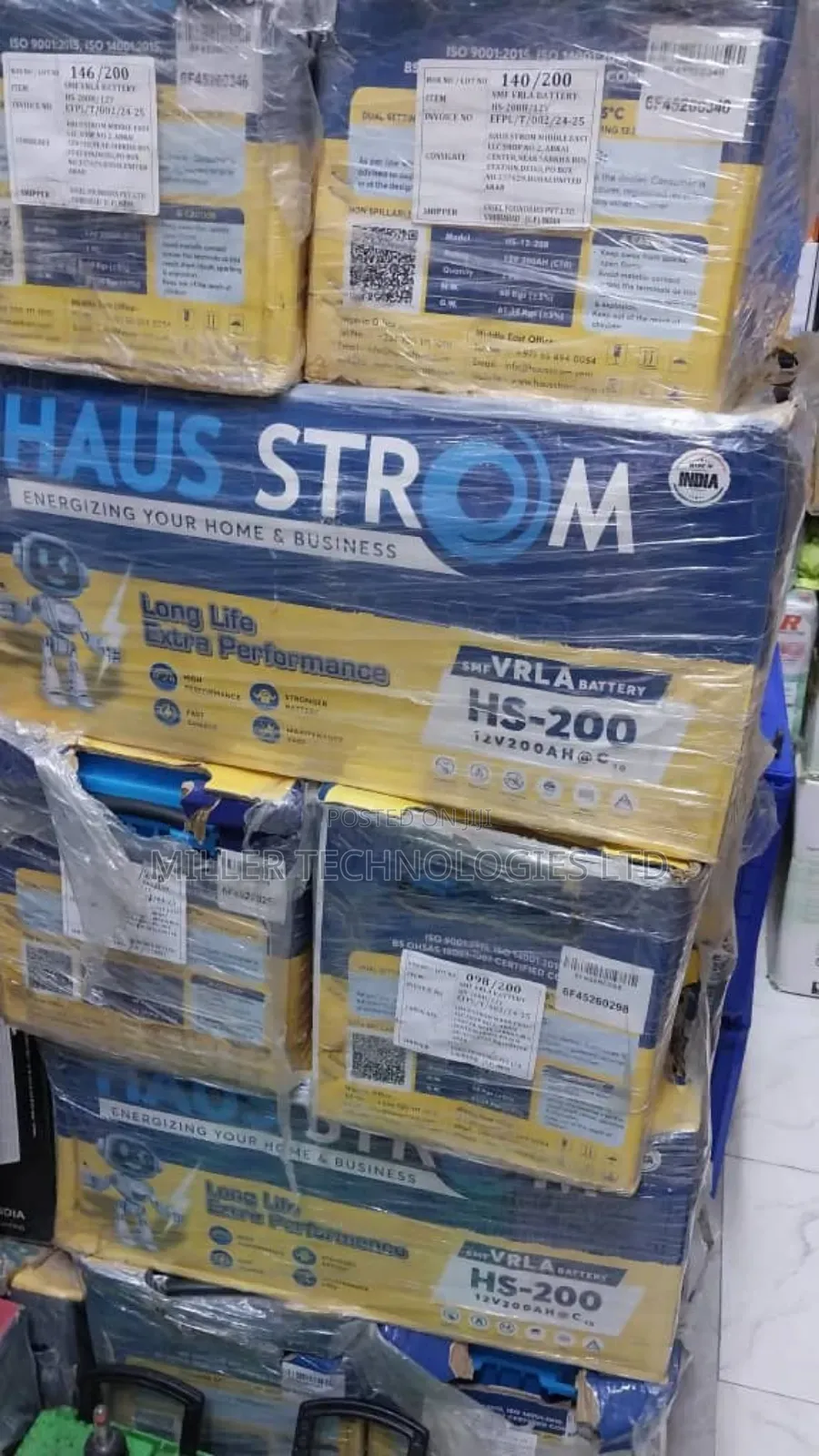 Haustrom Dry Cell 200ah 12V Gell Battery in Ojo - Electrical Equipment ...