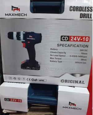 Maxmech 24V Cordless Drill Machine With 2 Batteries in Lagos Island ...