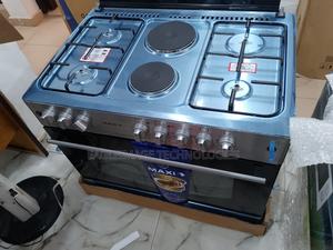 Space Saving Maxi 60 by 90(4+2)Burner Gas Cooker Wood in Ojo - Kitchen ...