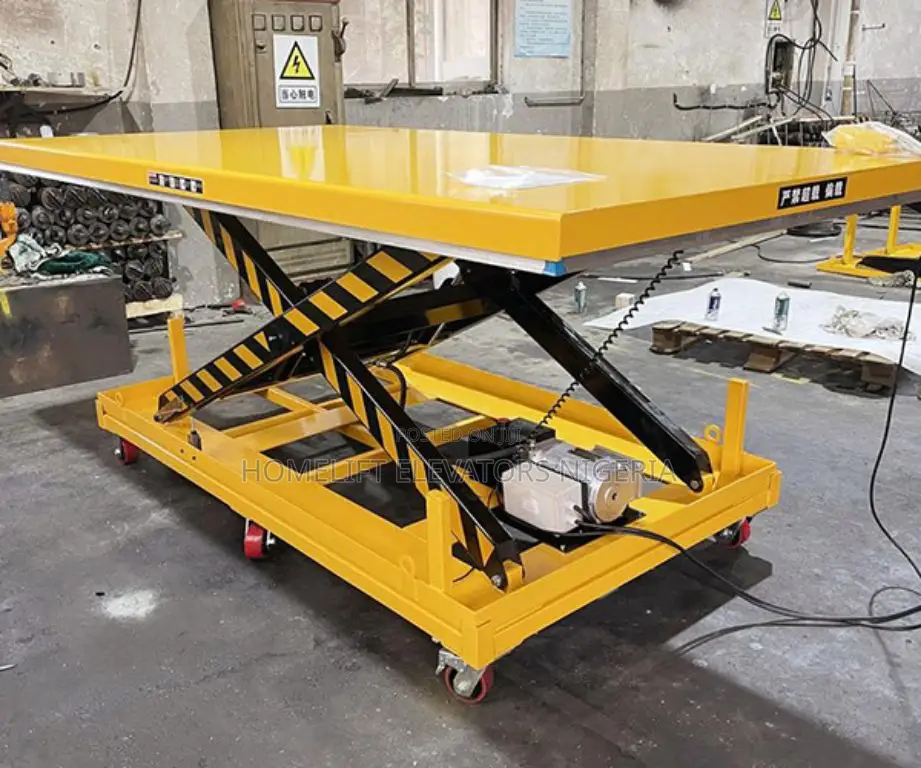 Mild Steel Hydraulic Scissor Lift Table for sale - HOMELIFT ELEVATORS ...