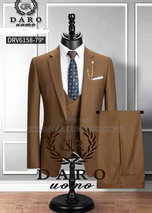 Daro 3 in 1 Classic Suit- Golden Brown in Ojodu - Clothing, Sommak Unique Store | Jiji.ng