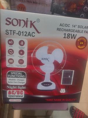 12" Sonik Table With Panel/Rechargeable Fan in Ojo - Home Appliances ...