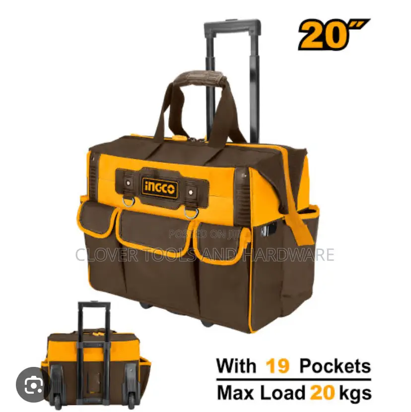 Ingco 20" Telescopic Handle Wheeled Tool Bag Hrrtb2015 in Lagos Island ...