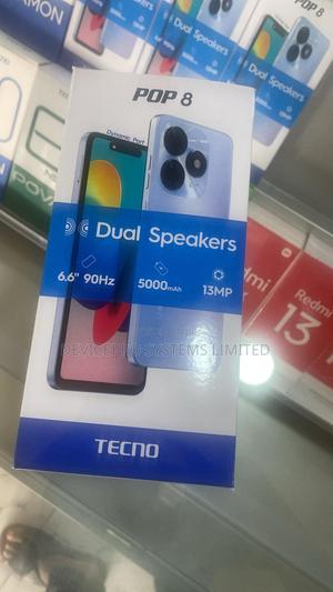 New Tecno Pop 8 64 GB Black in Ikeja - Mobile Phones, Devicepro Systems Limited | Jiji.ng