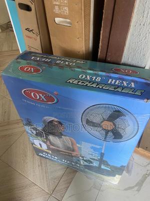 Quiet Operation OX Hexa Rechargeable 18" Standing Fan in Kosofe - Home ...