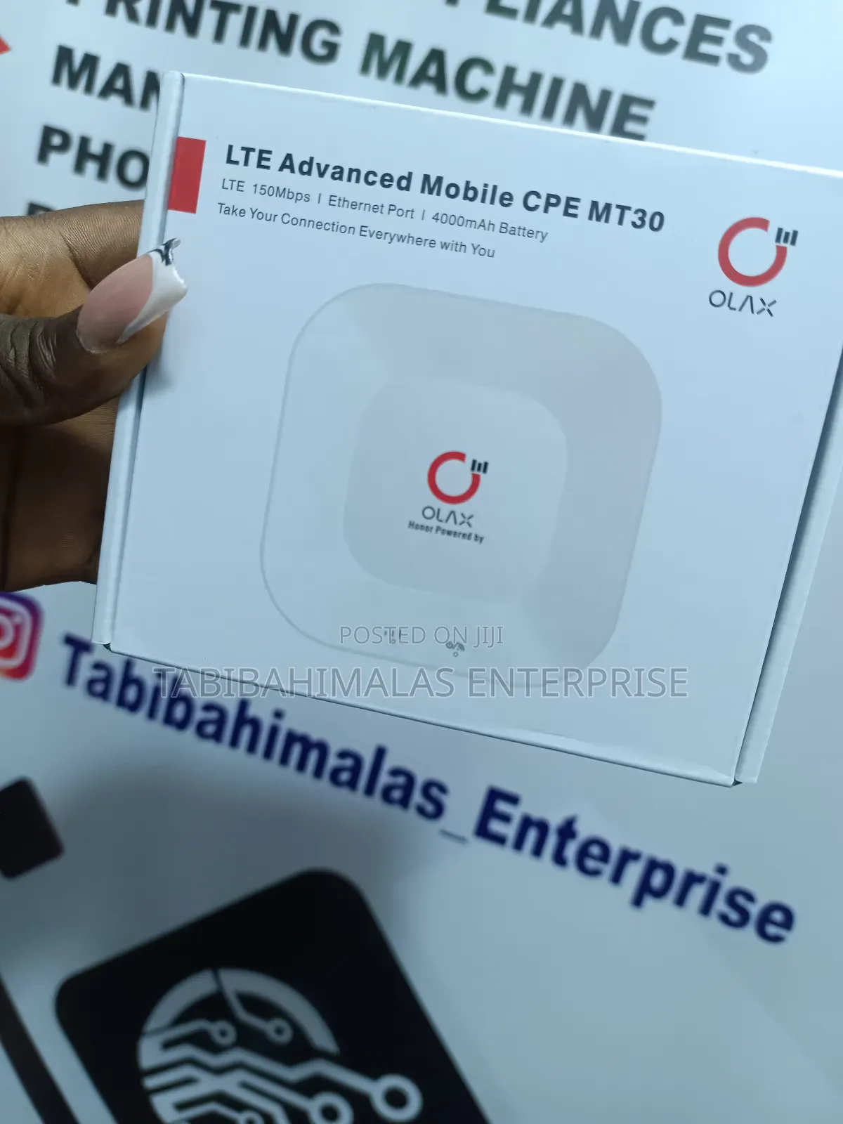 Olax Lte Advanced Cpe Mt30 Mifi 4000mah Battery in Ikeja - Networking ...