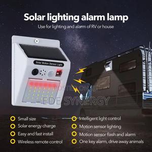 LED Solar Alarm, Remote Alarm Lights, Infrared Sensor -White in Ikeja ...