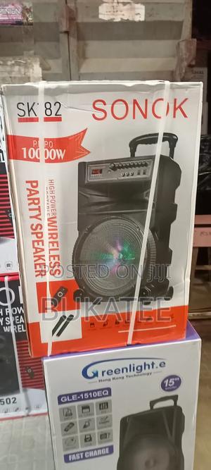 Sonok 18 Powerful Bass Party Trolley Speaker With LED Lights in Ikeja ...