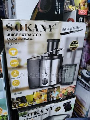 800w Sokany Juice Extractor in Lagos Island (Eko) - Kitchen Appliances, Souvenir Mansion | Jiji.ng