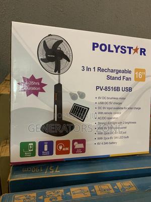Timer Function Polystar 16" Rechargeable Stand Fan/Pv-8516b in Ogudu ...