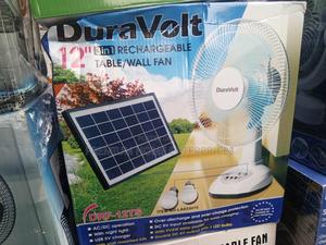 Duravolt Rechargeable Table Fan With Panel And Bulb in Lagos Island ...