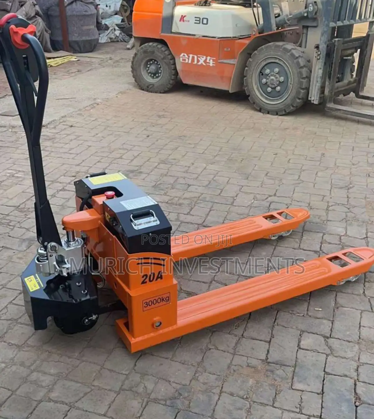 3ton Electric Forklift Pallet Truck Stacker 3ton for sale - MURICH ...