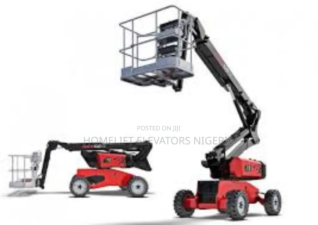 Man Lift Electric Battery Drive Articulating Boom Lift in Gaduwa ...