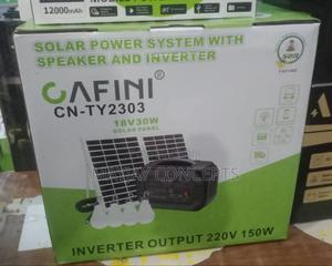 Cafini 150W Solar Inverter With MP3 4-Bulbs for TV,LAPTOP in Ibadan ...